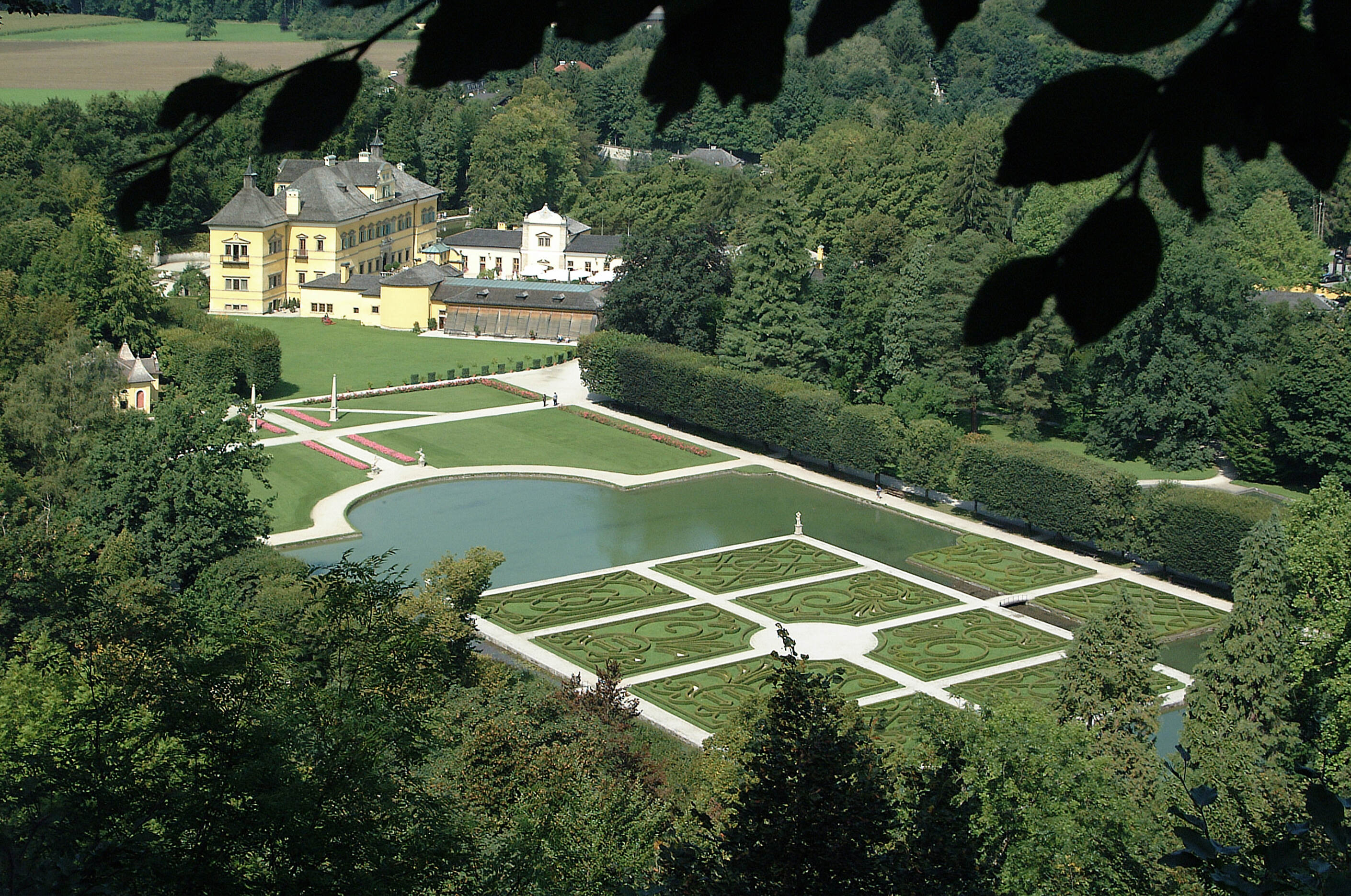 The Hellbrunn Palace in the south of Salzburg
